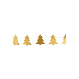 Kerstboom slinger van papier goud | Jan&Juup