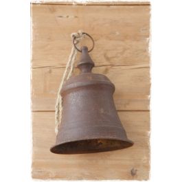 Kerstklok - roest (25x17cm) | Jan&Juup